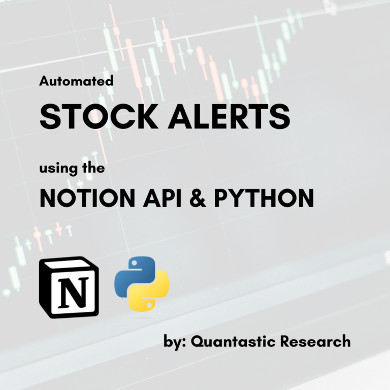 Automated Stock Alerts Using The Notion Api And Python Quantastic Research
